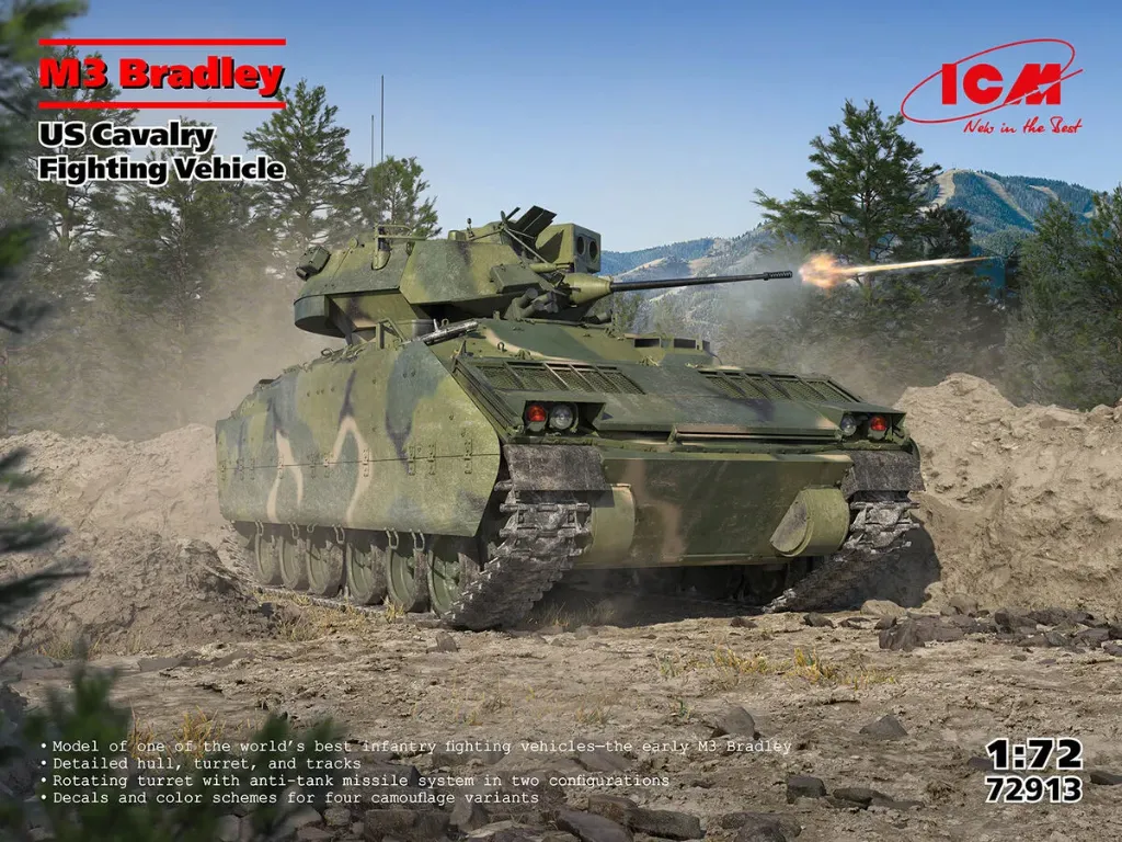 ICM: M3 Bradley US Cavalry Fighting Vehicle | Hobby2000 Modélisme